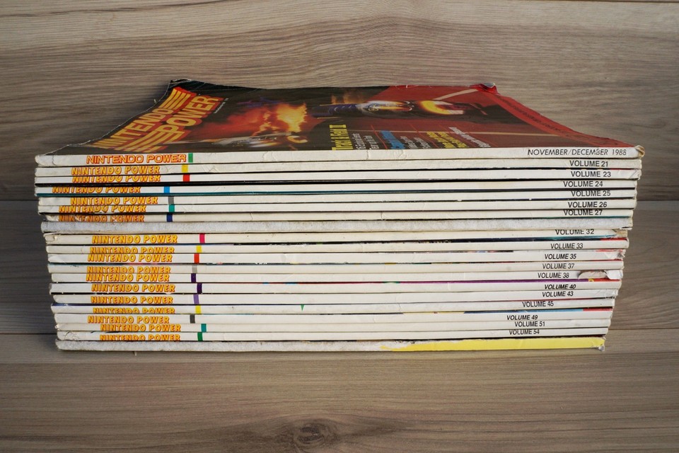 20 Early Nintendo Power Magazines, 1988-1993, Vol 3 - 55, Mixed Lot ...