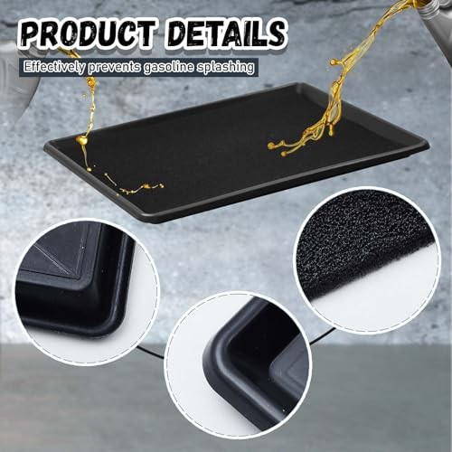 Set 27'' x 20''x.4'' Oil Drain Drip Pan for Car with Square No Splatter ...