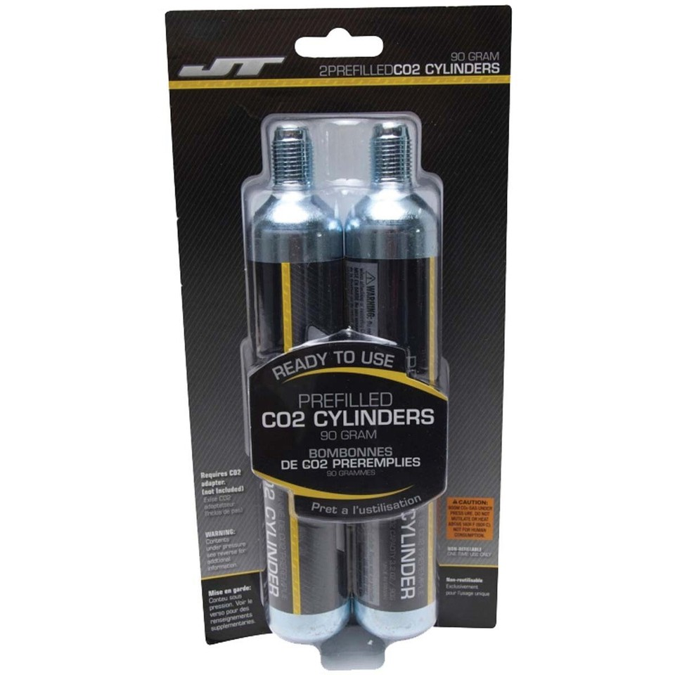 Q=15 JT 90g CO2 Tank Cartridges Pre-Filled - 88g Crosman cylinders ...