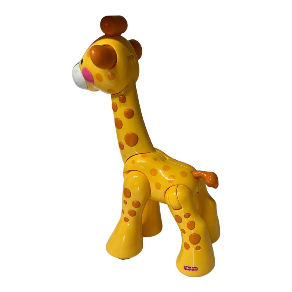 Fisher Price Amazing Giraffe Click & Clack Animal Noise Maker Toy ...