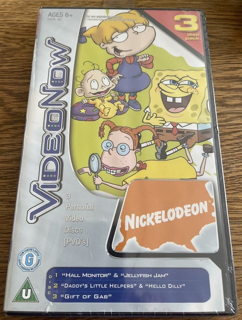 Video Now PVD 3 Discs . Nickelodeon Rugrats Spongebob Wild Thornberr ...