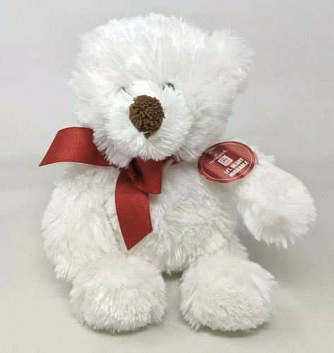 Hallmark Beary Huggable Bear Plush Soft Toy Valentine Love Red Bow Fluffy Cuddle | eBay