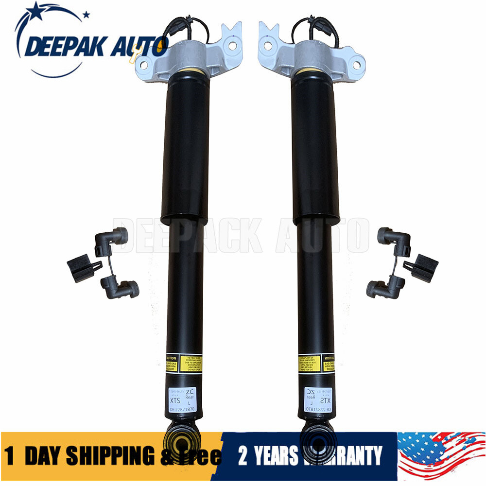 Pair For Cadillac XTS 2013-2019 Rear Left & Right Shock Struts Electric ...