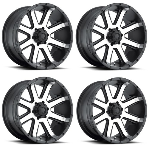 Set 4 16" Ultra 195U Crusher 16x8 Wheels 6x5.50 +10mm 842210017504 | eBay