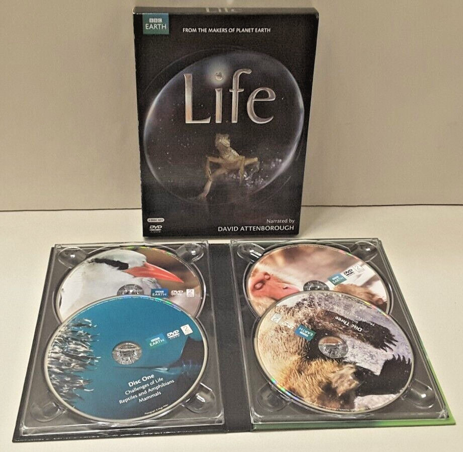 LIFE - BBC Earth - 4 Disc Set DVD, Free Shipping 883929099115| eBay