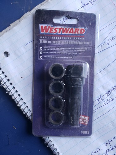 WESTWARD 14MM CYLINDER HEAD RETHREADER KIT #1UBF2 | eBay