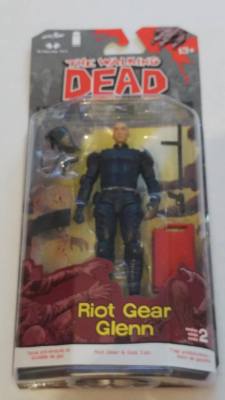 McFarlane The Walking Dead TWD Riot Gear Glenn 5" Action Figure Comic ...