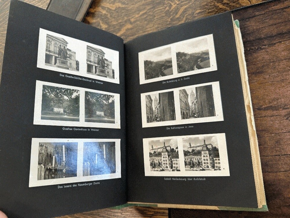 1938 Deutsche Gaue 184 Stereoview photos Album +Glasses~Nazi Germany | eBay