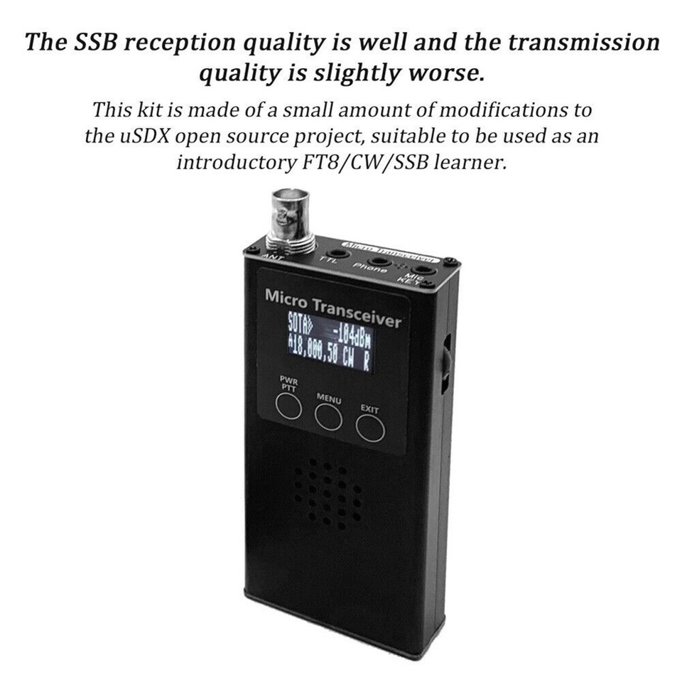 Reliable Handheld Transceiver for CW AM SSB 0 5MHz~30MHz Frequency ...