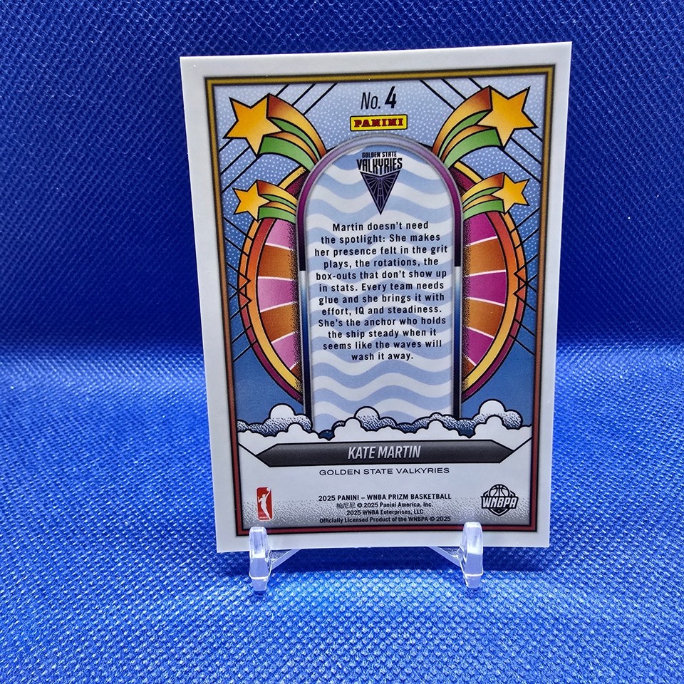 2025 Panini Prizm WNBA KATE MARTIN #4 GROOVY Insert Golden State ...