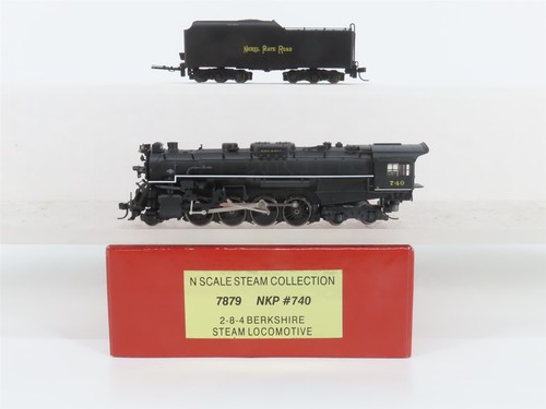 N Scale Proto 2000 7879 NKP Nickel Plate Road 2-8-4 Steam Locomotive ...