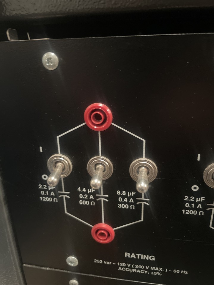 LAB VOLT Capacitive Load, Training Unit, 8331-00 | eBay