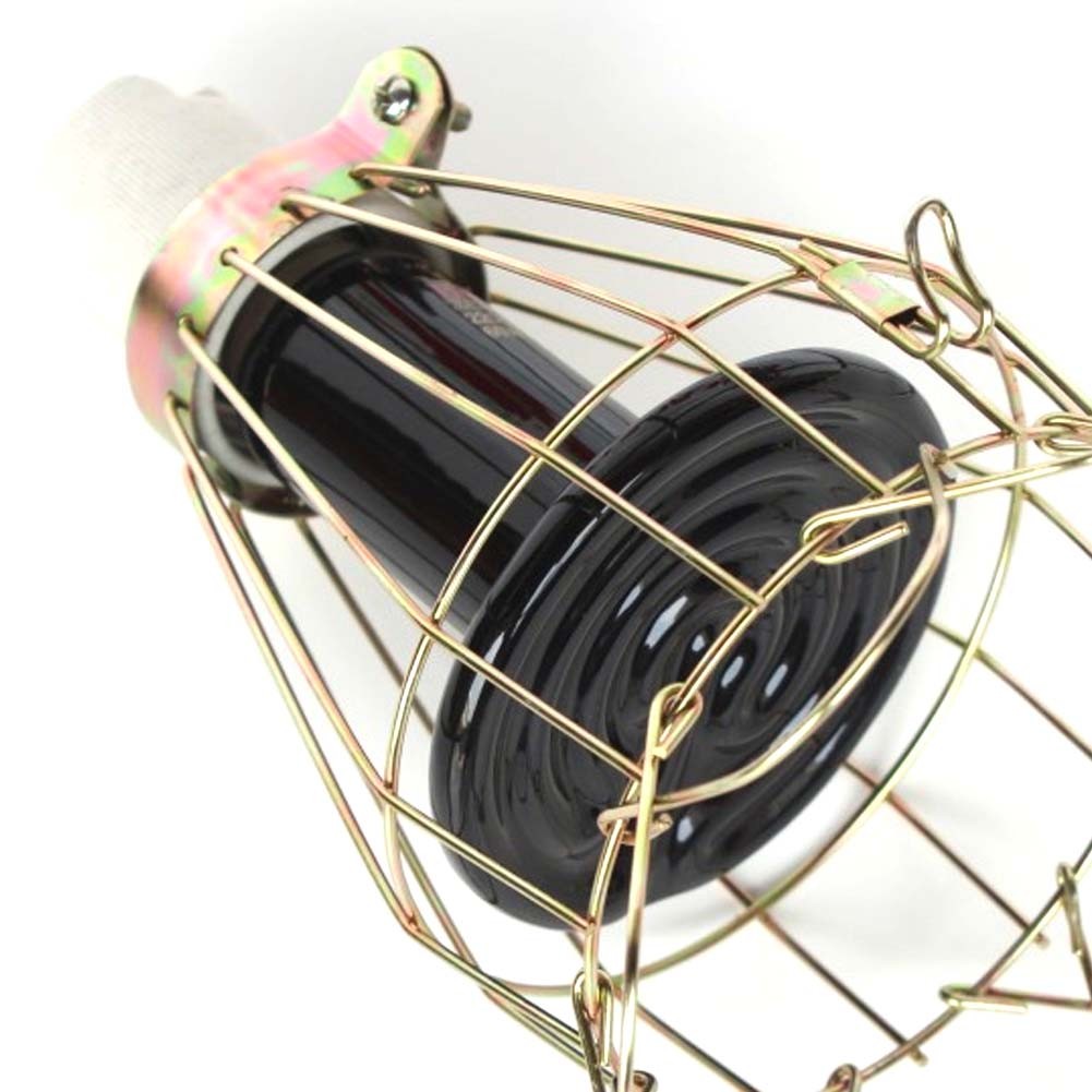 Industrial Iron Wire Bulb Guards Clamp Metal Lamp Cage Retro Trouble ...