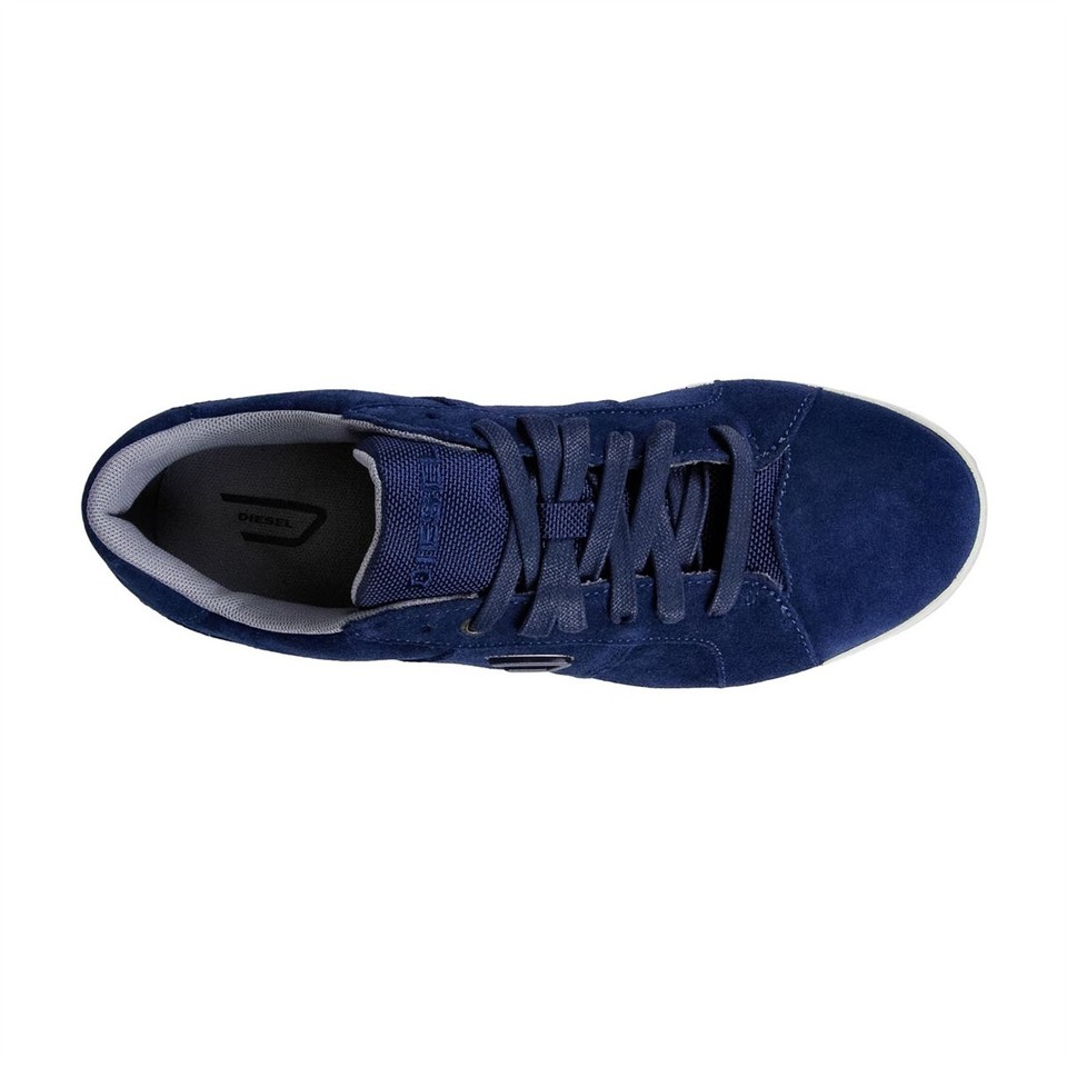 DIESEL Y00985 PR047 T6067 GOTCHA Mn's (M) Indigo Blue Suede Casual ...
