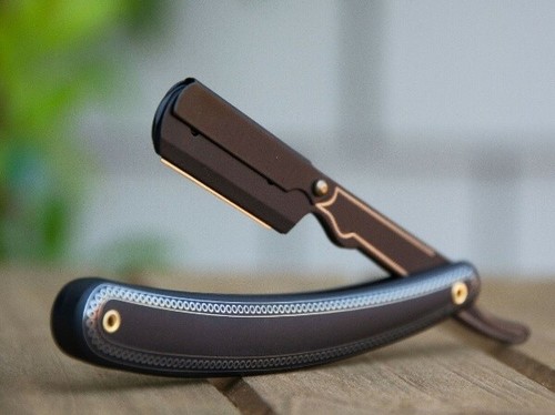 Professional Barber Straight Razor For Beard Shaving Shape Up Black | eBay