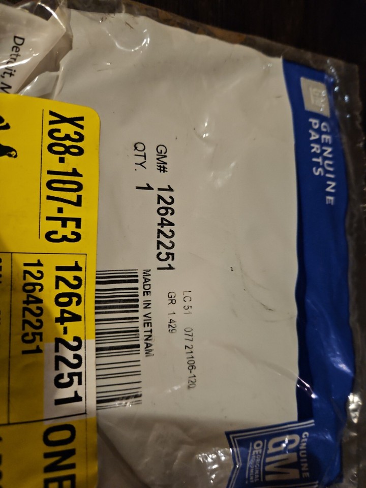 NEW GM 12642251 Oil Pan Gasket Front for Chevy Silverado 2500 HD/GMC | eBay