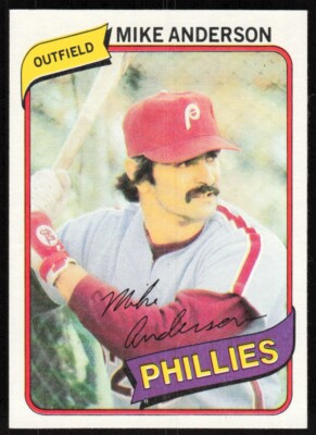 1980 Topps Mike Anderson Philadelphia Phillies #317 | eBay