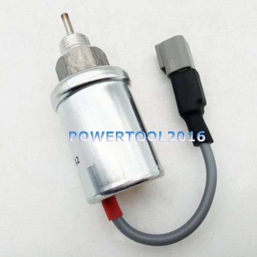 New Stop Solenoid 419-7640 4197640 Fits CAT 3024C 3013 C1.1 C1.5 C2.2 ...