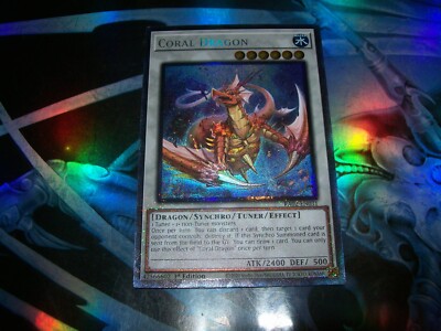 Coral Dragon 1st Edition Prismatic Collector's Rare RA02-EN031 Yu-Gi-Oh ...