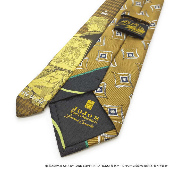 JoJo's Bizarre Adventure Stardust Crusaders Tie DIO Navy Yellow Japan ...