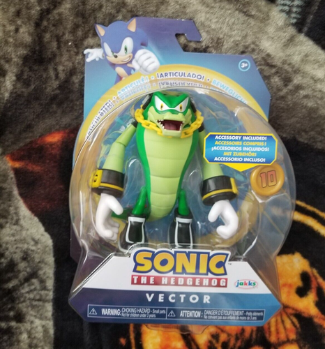 Sonic the Hedgehog Vector 4" figure | eBay