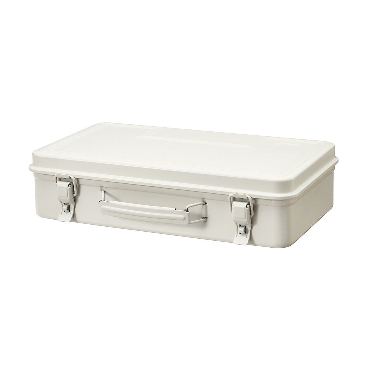 MUJI Steel tool box, approx. width 38.5 x depth 22.5 x height 9.5 cm ...