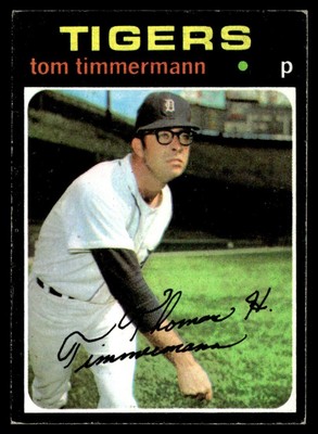 1971 Topps Tom Timmermann Detroit Tigers #296 | eBay