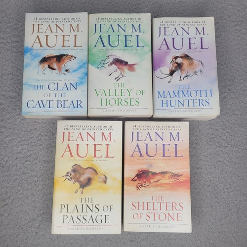 Lot of 5 Jean M. Auel Earth’s Children Series Trade Paperback Book Set ...