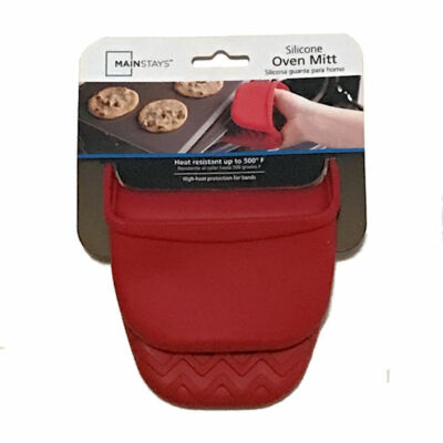 Mainstays 4" Silicone Oven Mitt / Pot Holder - Red Engine | eBay