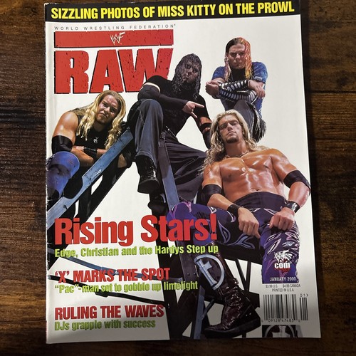 WWF Raw Magazine - January 2000 - Edge, Christian & The Hardys - No ...