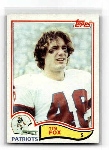 1982 Topps - Tim Fox #148 Patriots Football | eBay