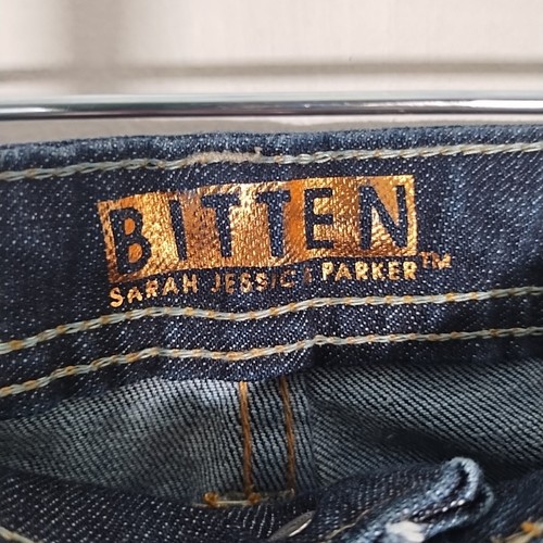 Bitten Jeans Womens 10L Sarah Jessica Parker Straight Leg Dark Wash Mid Rise | eBay