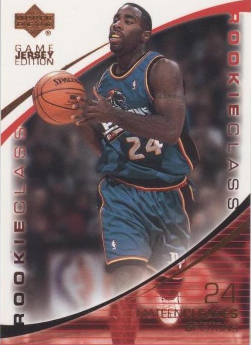2000-01 Upper Deck - Game Jersey Edition Mateen Cleaves #421 (RC) for ...
