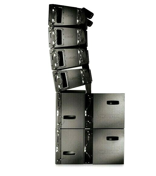 QSC WIDELINE (4) WL-3082 (2) WL212-SW Line Array Subwoofer System #REP ...