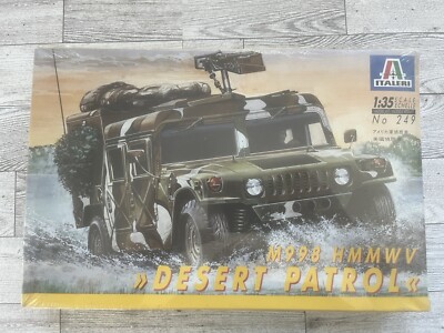 Italeri - Hummer Model Kit Desert Patrol M998 HMMWV Hummer - 1/35 ...