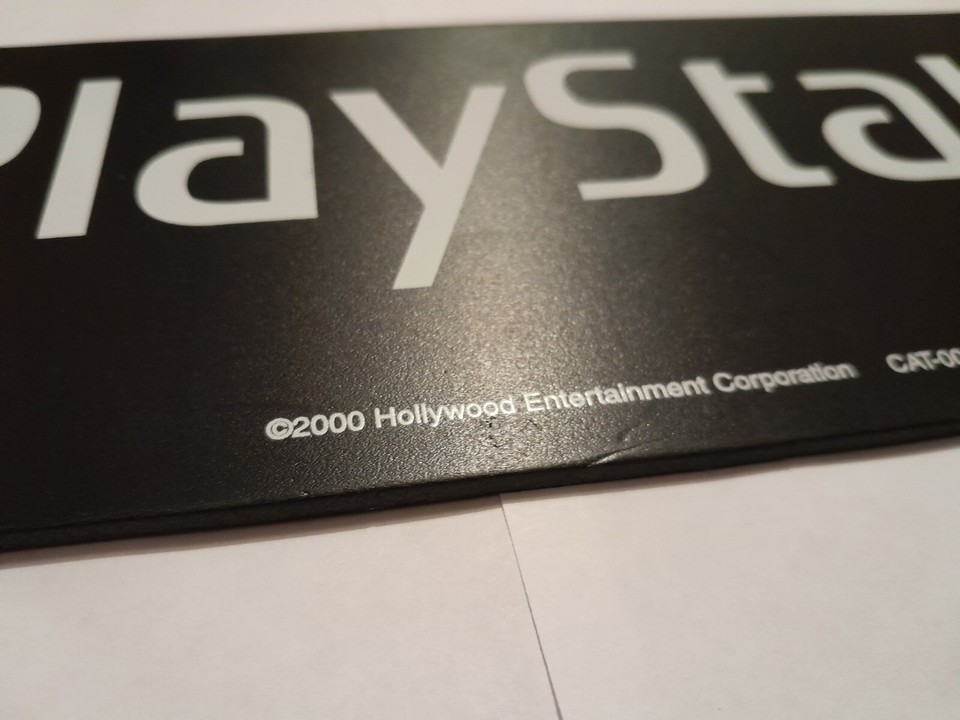 PlayStation Hollywood Video Store Display Sign | Vintage 2000 | Rare ...