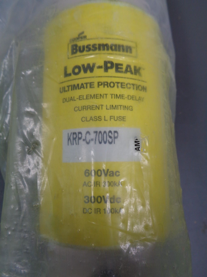 New Bussmann KRP-C-700SP 700 Amp Fuse Class L Low Peak 600V NEW LOOK | eBay