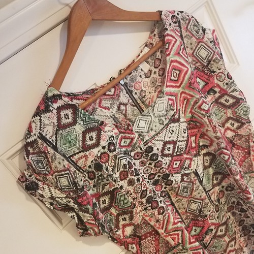 Maria Gabrielle Women Sz XL Sleeveless Geometric Fairy Rayon Top L-4 | eBay