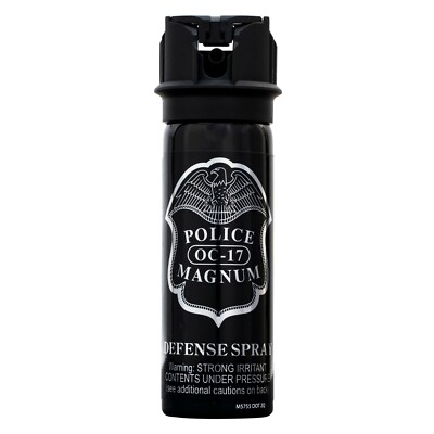 POLICE MAGNUM Pepper Spray 3 ounce Flip Top Fogger Personal Defense ...