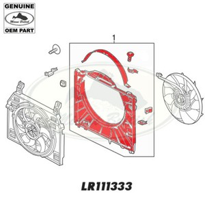 LAND ROVER FAN SHROUD COOLING RR SPORT DISCOVERY RANGE LR111333 GENUINE ...