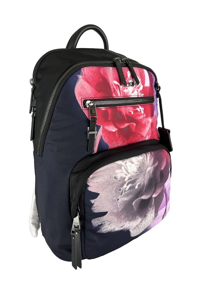 Tumi Caren Women's Laptop Business Backpack Black Gallery Floral ...