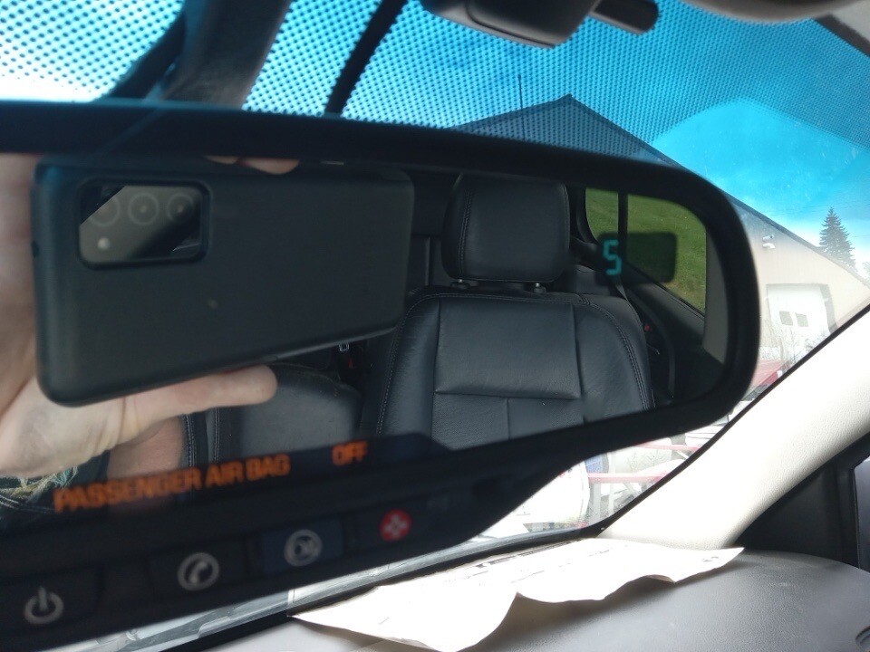 Saab 9-7x Rear View Mirror With Compass and Onstar 05 06 07 08 09 | eBay