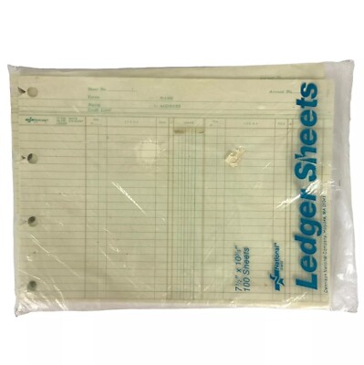 Forms & Record Keeping - Ledger Sheet