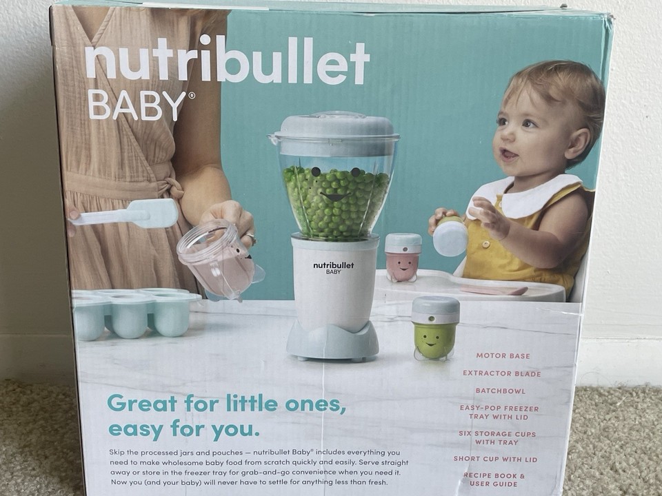 Nutribullet Baby Bullet Complete Blender Food Making System Kit New in ...