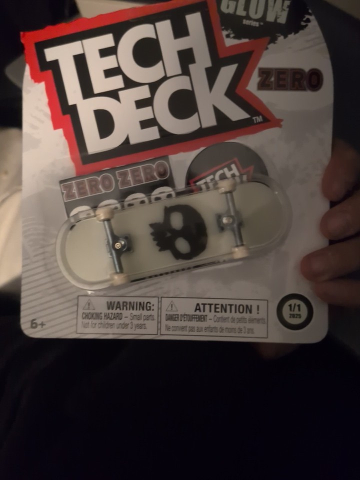 ZERO Glow In The Dark Tech Deck Limited Edition NEW ULTRA RARE ...