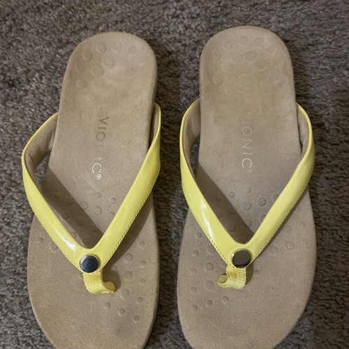 Vionic Yellow Sandal Women (size 8) | eBay
