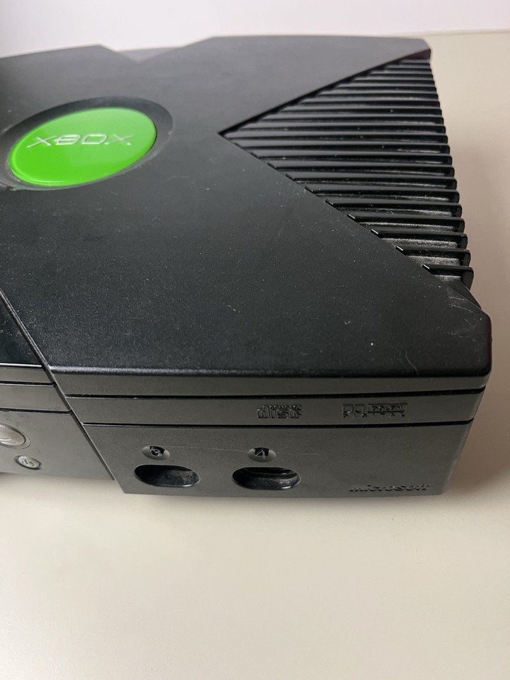 Vintage Microsoft Xbox Original Console 2002 Gaming System Stuck Disc ...