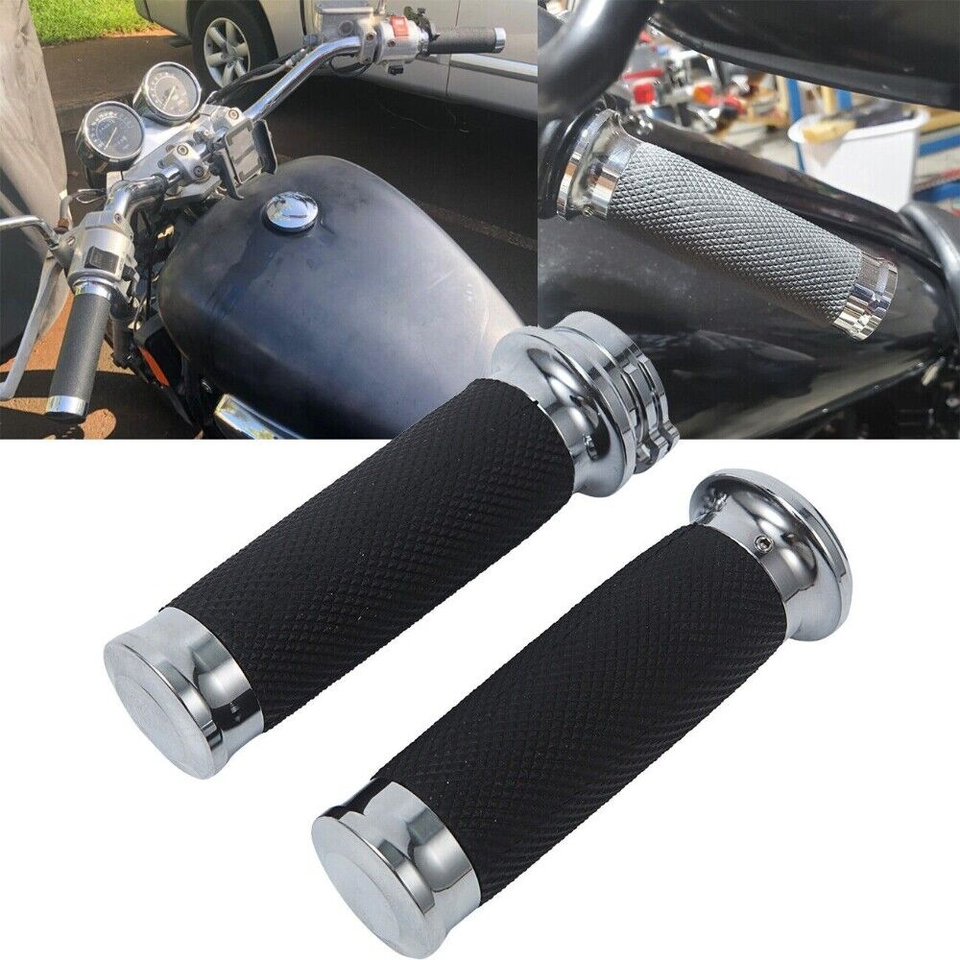 1" Handlebar Hand Grips for Kawasaki Vulcan 800 900 VN800 VN900 Classic ...