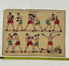 Early Boxing Illustration Vintage Boxing Poster | eBay