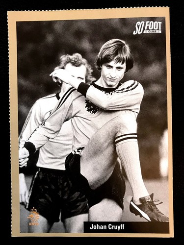 JOHAN CRUYFF (NETHERLANDS) - COLLECTOR TRADING FOOTBALL CARD SO FOOT ...
